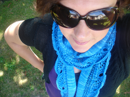 Ravelry: Aile d'Ange - Angel Wing Scarf pattern by Gabriella Henry