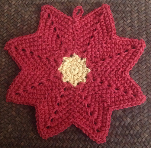 Ravelry: 8 Point Round Dishcloth pattern by Amelia Beebe