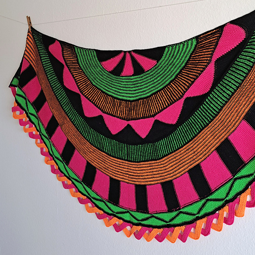 Ravelry: Neon Shawl pattern by Sybil R