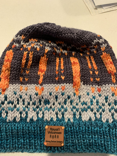 Ravelry: Hawai'i Volcanoes Beanie pattern by Nancy Bates