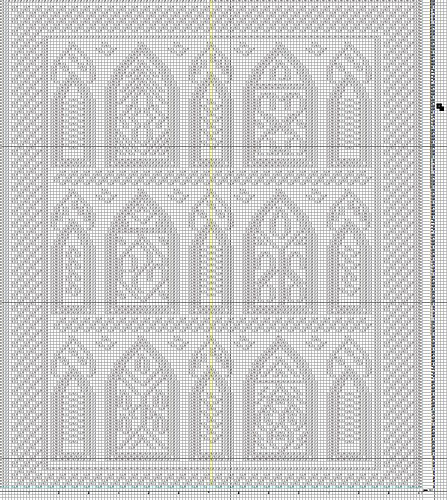 Ravelry: Hawa Mahal Stole pattern by Sylvie Beez