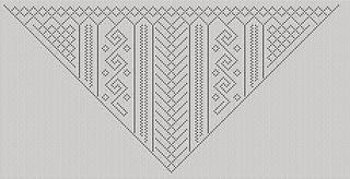 Ravelry: Labyrinths Triangle Version 1 pattern by Sylvie Beez