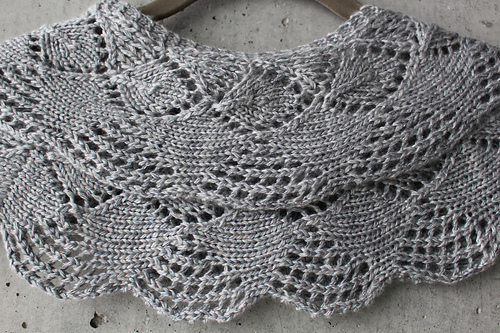 Ravelry: Sculptured Leaves Cowl pattern by Iris Schreier