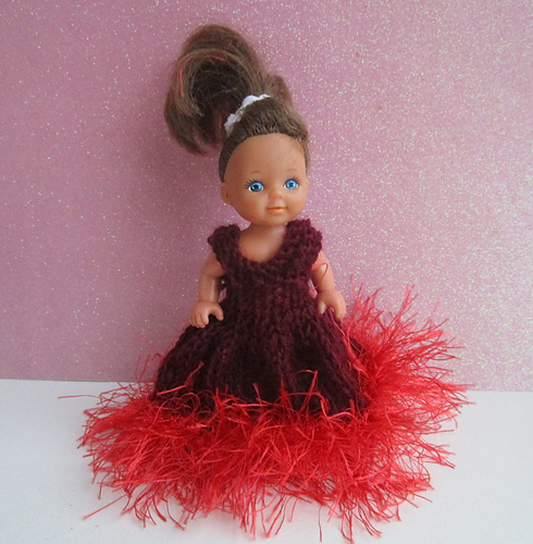Ravelry: Rio 4 inch dolls dress pattern by taffylass knits