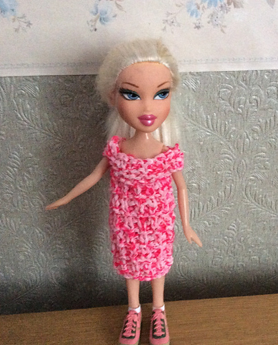 Ravelry: Bratz Lavender Dress pattern by taffylass knits
