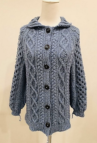 Ravelry: Cosy cable jacket pattern by Takako Takiguchi