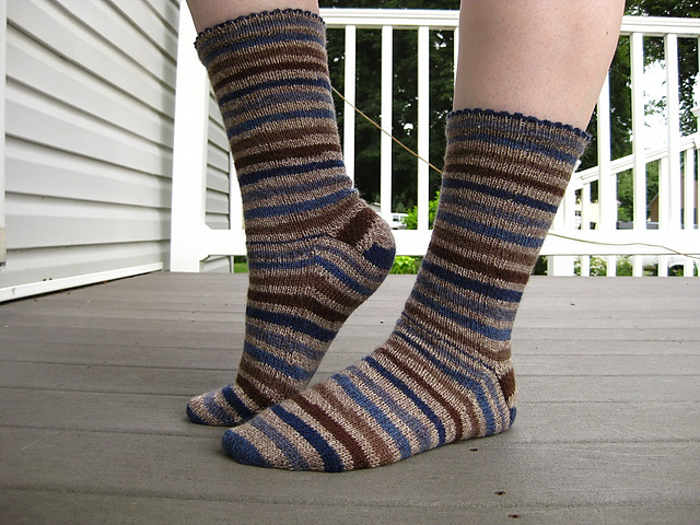 Ravelry: takdpm's Basic Toe-Up Socks With a Heel Flap