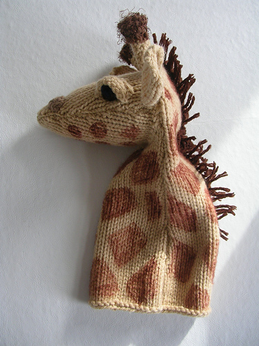 Ravelry: Giraffe Hand Puppet pattern by Diane Trembley-Griffin