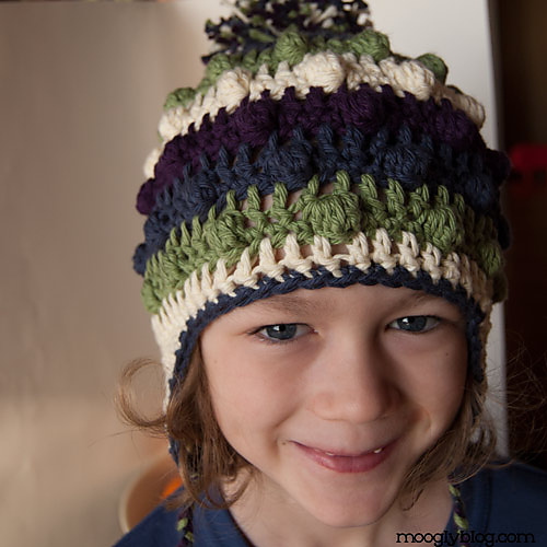 Ravelry: Bobble Poof Earflap Hat pattern by Tamara Kelly