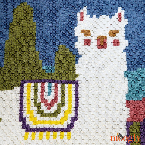 Ravelry: Llama and Cactus C2C Graphgan pattern by Tamara Kelly