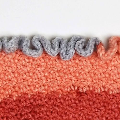 Ravelry: Colorblock Ruffle Front Vest pattern by Tamara Kelly