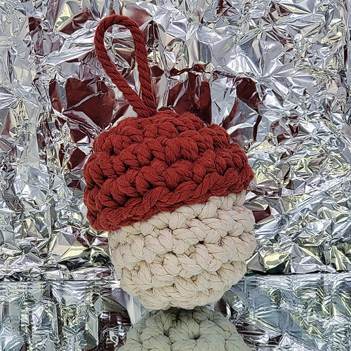 Ravelry: "Macramé" Acorn Ornament pattern by Tamara Kelly