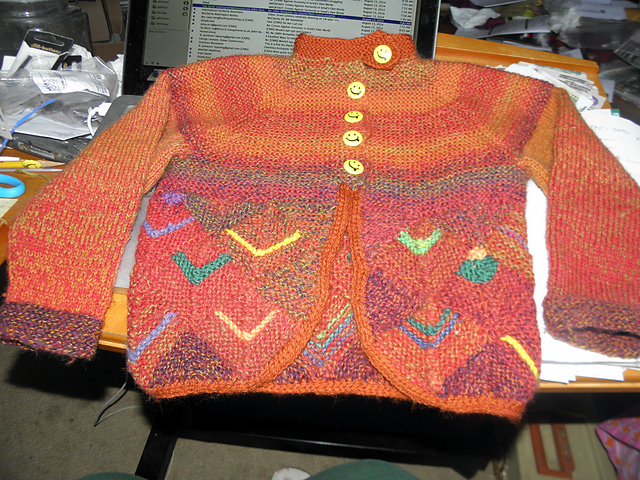 Ravelry: Toddler Miter Square Sweater pattern by Munchin Goat Designs