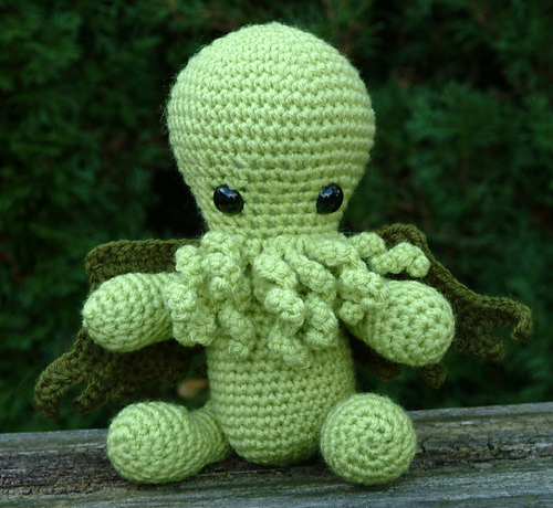 Ravelry: Cuddly Cthulhu pattern by Amber of Cthulhu Crochet