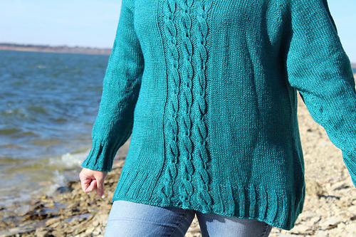 Ravelry: Beach Glass Sweater pattern by Tamara Moots