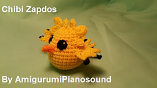 Ravelry: Chibi Zapdos (Pokemon) pattern by AmigurumiPianosound