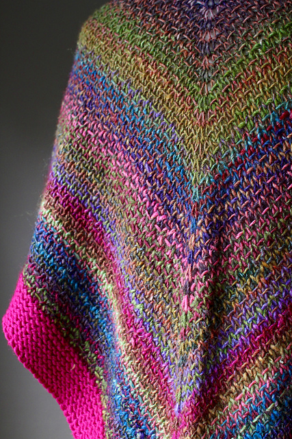 Ravelry: tannastanley's Noro Woven Stitch Shawl