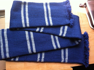 Ravelry: tashakoons' Waiting for Pottermore Ravenclaw Scarf