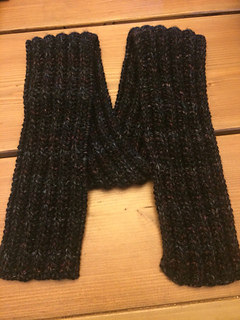 Ravelry: taykayzoe's No-Purl Ribbed Scarf