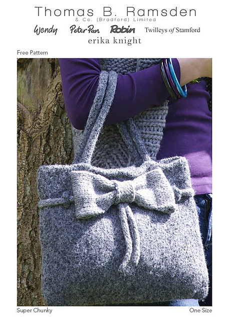 Ravelry: Super Chunky Felted Bag pattern by The Home of Craft
