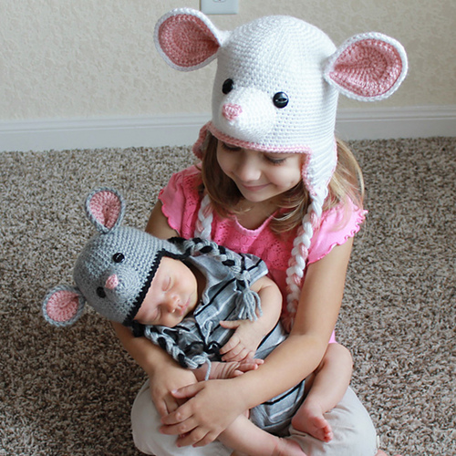 Ravelry: Mouse Hat pattern by Joni Memmott / BriAbby