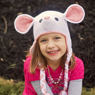 Ravelry: Mouse Hat pattern by Joni Memmott / BriAbby