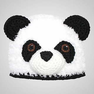 Ravelry: Furry Panda Bear Hat pattern by Joni Memmott / BriAbby