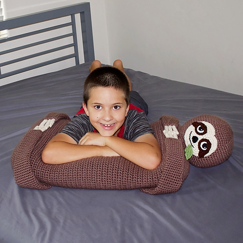 Ravelry: Sloth Body Pillow/ Giant Stuffed Toy pattern by Joni Memmott ...