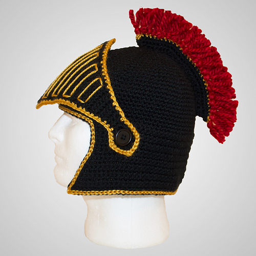 Ravelry: Knight Helmet pattern by Joni Memmott / BriAbby