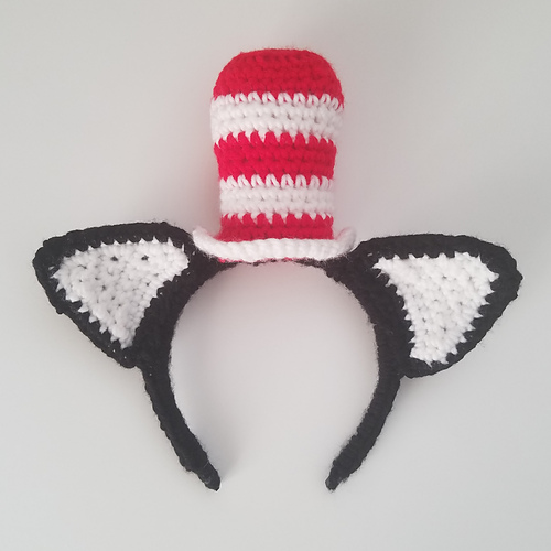 Ravelry: Cat in the Hat Headband pattern by Sarah Zimmerman