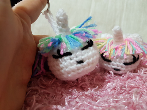 Ravelry: Unicorn Keyring pattern by Tegan Pigner