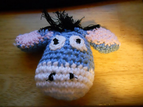 Ravelry: Blue Donkey Keychain pattern by Sayjai Thawornsupacharoen