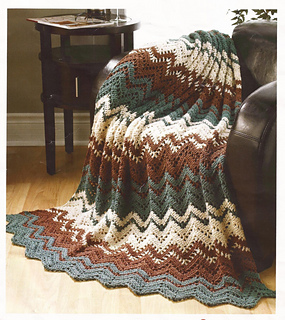 Ravelry: Rippled Lace Throw #5960 pattern by Mary Maxim
