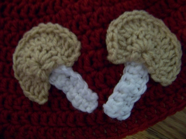 Ravelry: Mushroom Applique pattern by Tennyemaye Crocheted Designs