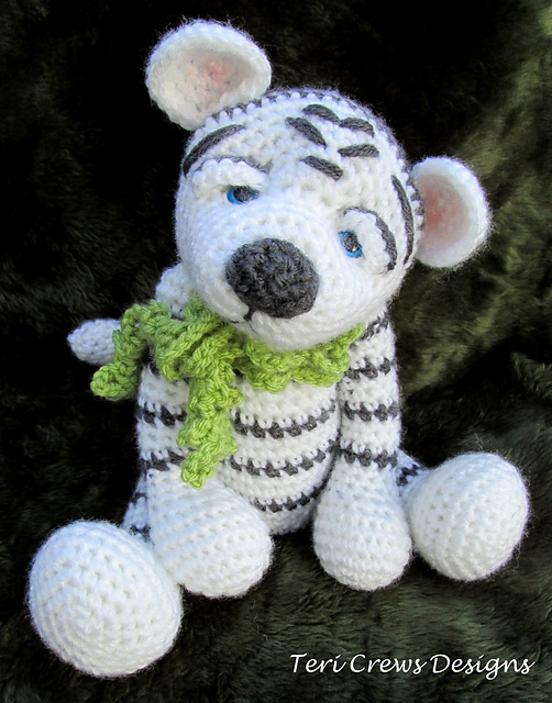 Ravelry: Darling White Tiger Crochet Pattern pattern by Teri Crews