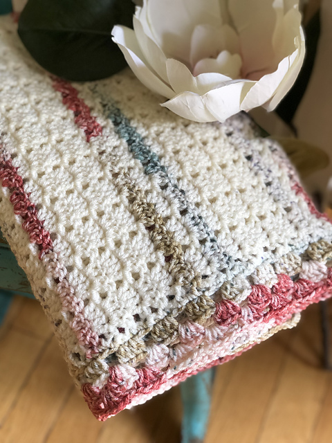 Ravelry: Cobblestone Walk Baby Blanket pattern by Teri Crews