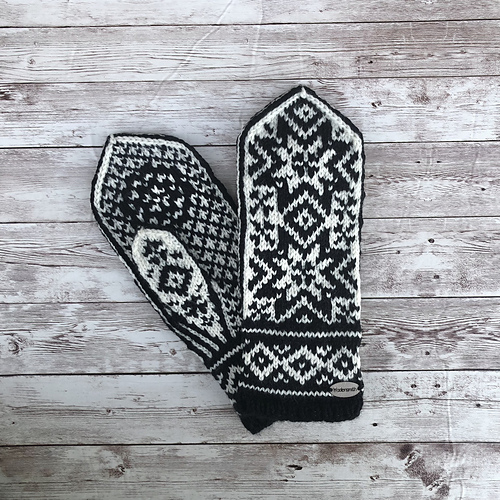 Ravelry: Emma's Ice Flower Mittens pattern by Runningyarn