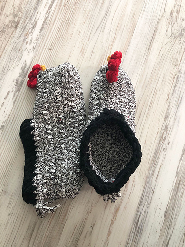 Ravelry: Chicken Chick Duck Slippers pattern by Tevys Creates