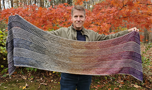 Ravelry: My Path Wrap pattern by Patrick Donohue