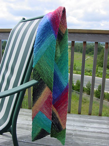 Ravelry: #69 Short Row Multi-Directional Scarf pattern by Ann Norling