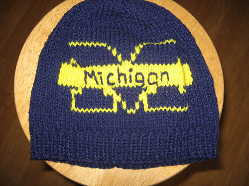 Ravelry: University Of Michigan Chart pattern by Kody May Kline