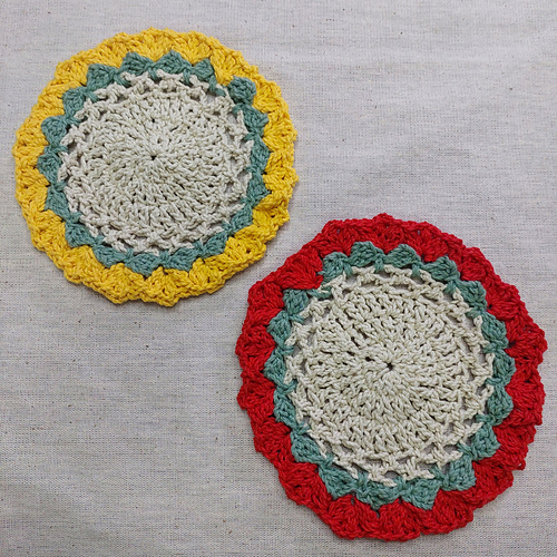 Ravelry: Flower bouquet coaster pattern by Thao Homemade Crochet