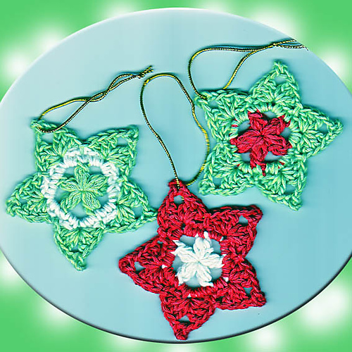 Ravelry: Flower in my star pattern by Thata Pang