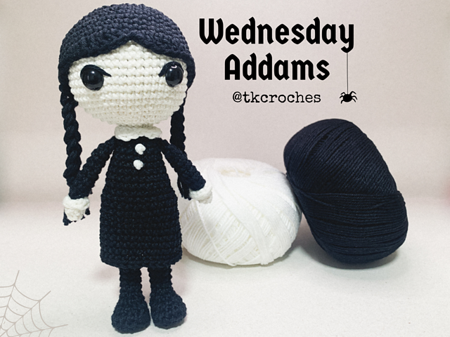 Ravelry: Wednesday Addams pattern by Thatiane Kowas