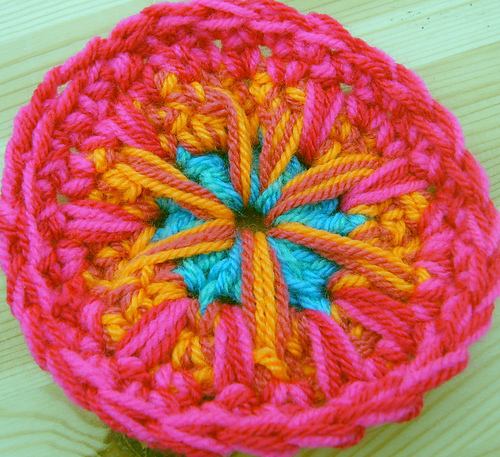 Ravelry: SuePinner's Free form Spike Stitch patches