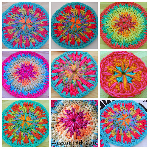 Ravelry: RANDOM SPIKE STITCH PATCH pattern by Sue Pinner