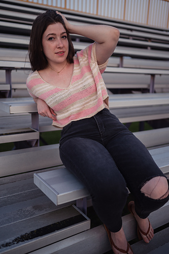 Ravelry: Stripey V Tee pattern by Hannah Singleton