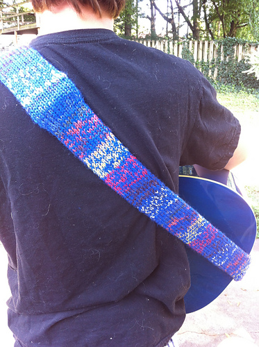 Ravelry: Guitar Strap Sock pattern by Yarnmaven