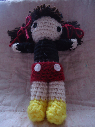 Ravelry: little mickey mouse girl pattern by Aurelia Delaney