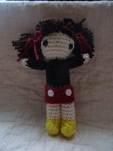 Ravelry: little mickey mouse girl pattern by Aurelia Delaney